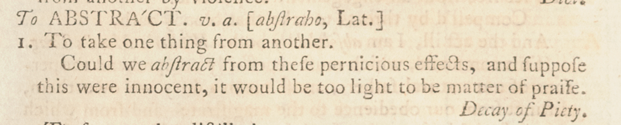 Guide to Dictionary – Johnson's Dictionary Online